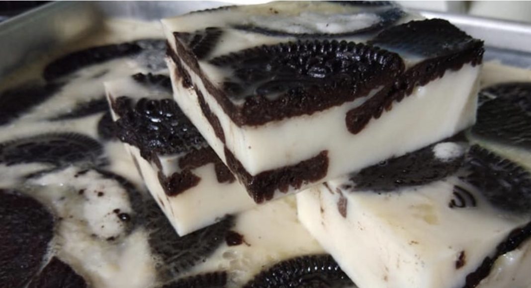 Resepi Puding Oreo Memang Mudah Sangat, Rasa Pun Sedap.