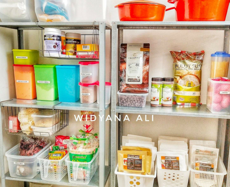 Stok Bahan Dapur Jika Pandai Susunnya, Rak Pantry Confirm Kemas Je!