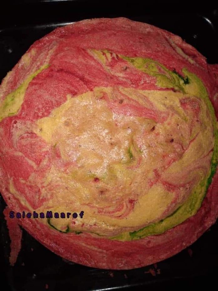 Kek Marble Nostalgia Dulu-dulu, Malam Raya Mesti Buat! Ni Resipinya.