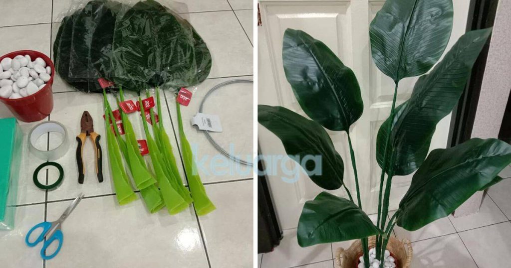 DIY Pokok Hiasan Viral Yang Super Cantik, Mudah Je Guna Barang Kedai ...