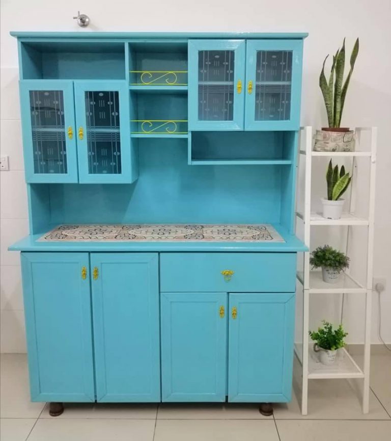 Tak Perlu Beli Yang Baru, Wanita Ni Makeover Kabinet Almari Hanya Bajet ...