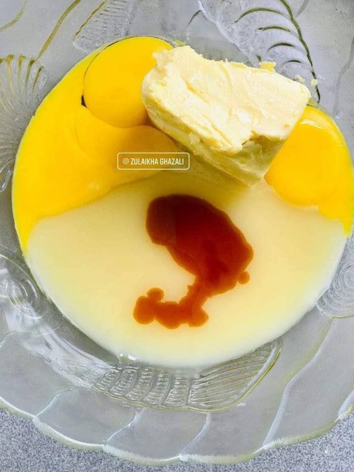 Puding Lumut Butter Lemak Manis Terlajak Sedap. Mudah Pula Tu Nak Buat ...