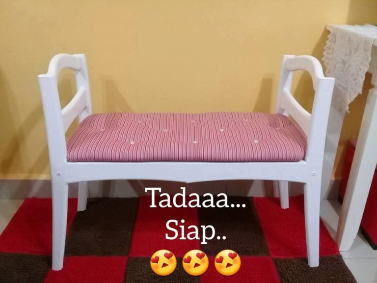 DIY Kerusi Makan Patah Menjadi Kerusi Ruang Rehat Yang Cantik, Wanita ...