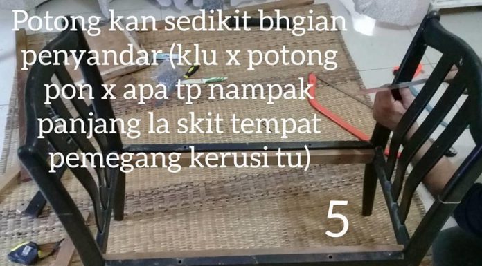 DIY Kerusi Makan Patah Menjadi Kerusi Ruang Rehat Yang Cantik, Wanita ...