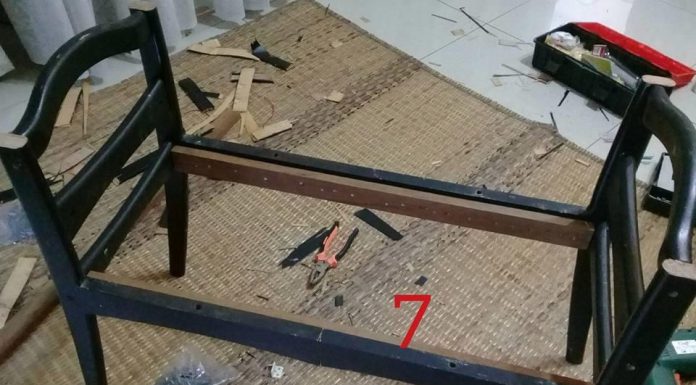 DIY Kerusi Makan Patah Menjadi Kerusi Ruang Rehat Yang Cantik, Wanita ...