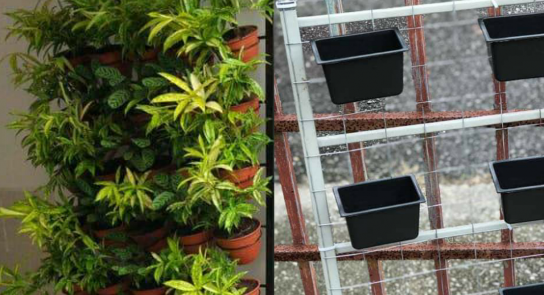 DIY Rak Pasu Bunga, Buat Sendiri Guna Besi Rosak. Hasilnya Tetap Elok!