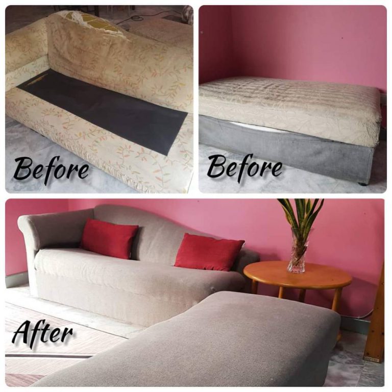 Tukar Sofa Lama Jadi Baru, Buatkan Sarungnya Dengan Cara Begini. Mudah ...