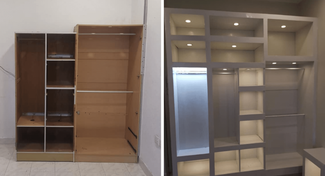 Almari Rosak Pintu, Buatkan Jadi Big Wardrobe Begini. Nampak Memang ...