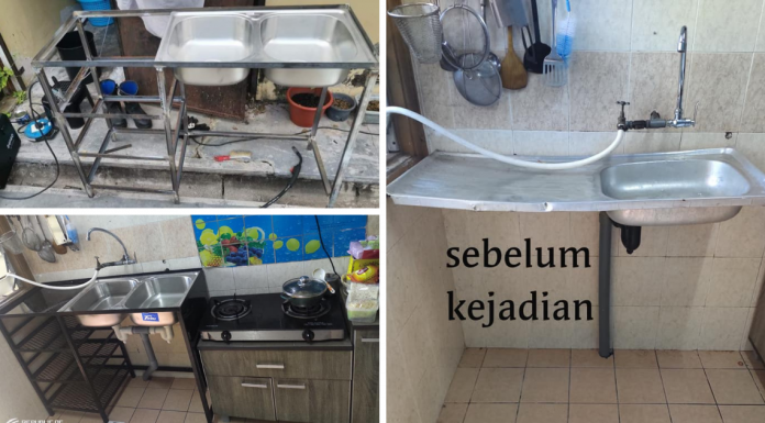 Lelaki Ni DIY Sinki Siap Rak Bajet. Simple Je Tapi Kemas & Lawa. Puas Hati!