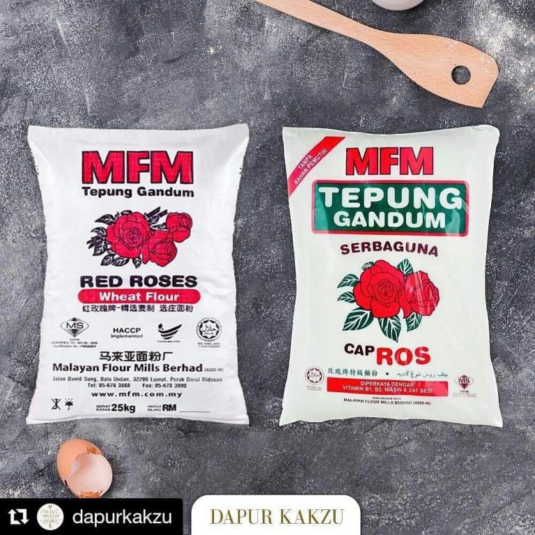 Tepung Red Rose & Cap Ros, Nampak Macam Sama Tapi Ada Beza Rupanya ...
