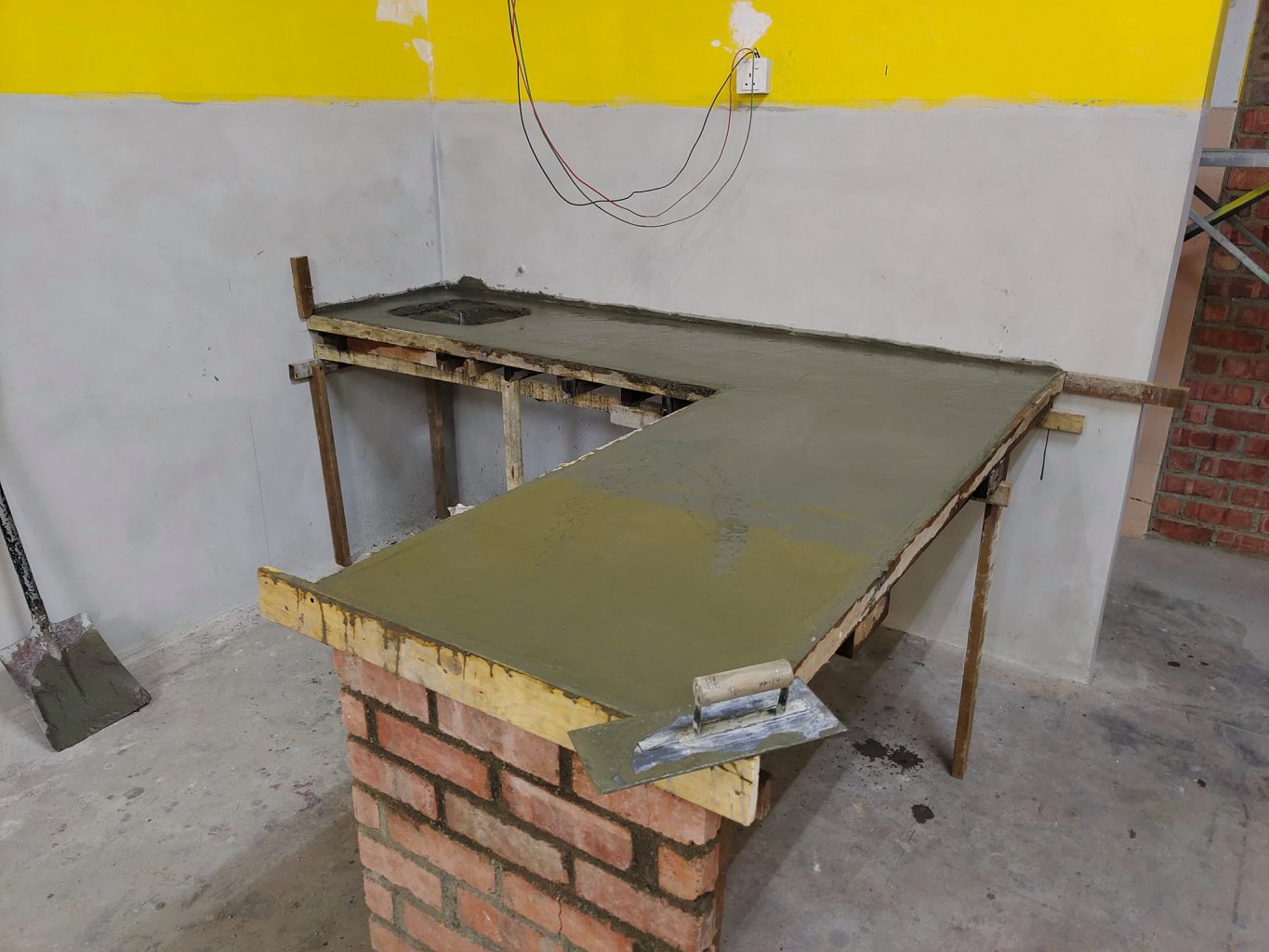 Konsep Dapur Industrial, Buatkan Kaunter Top Guna Simen & Nak Bagi ...