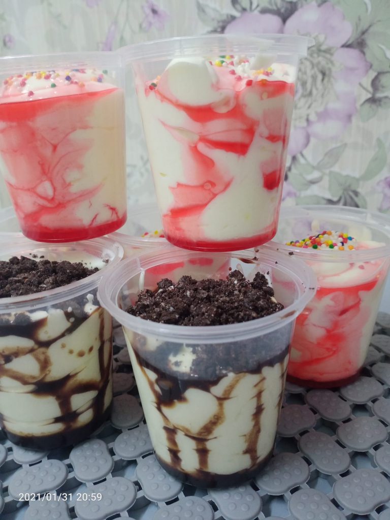Aiskrim Cup Homemade, Lagi Sedap Dengan Macam-macam 'Topping'. Ni ...