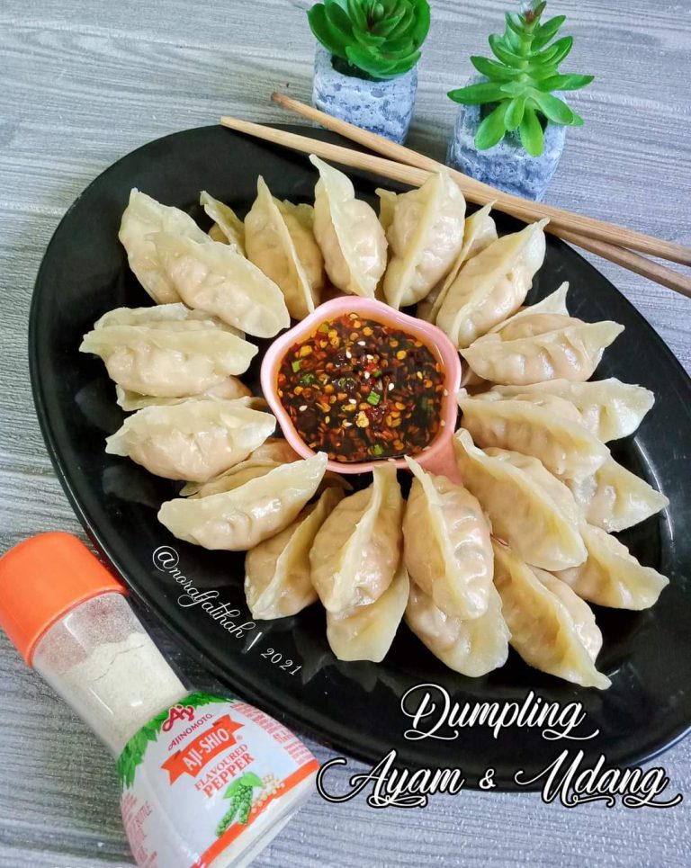 Dumpling Ayam & Udang, Sedap & Mudah Buat Untuk Beginner!