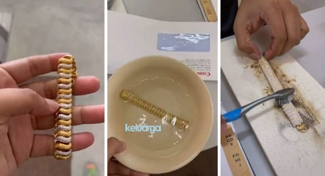 Rupanya Begini Cuci Emas Sampai Berkilat, Pekerja Kedai Emas Ini Tunjuk ...