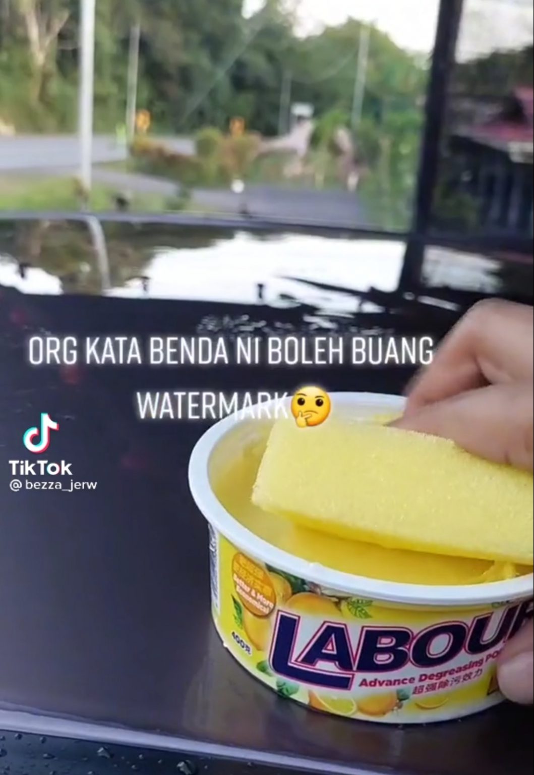Cuci Dengan Sabun Pinggan, Berkesan Hilangkan Watermark Cermin Kereta ...