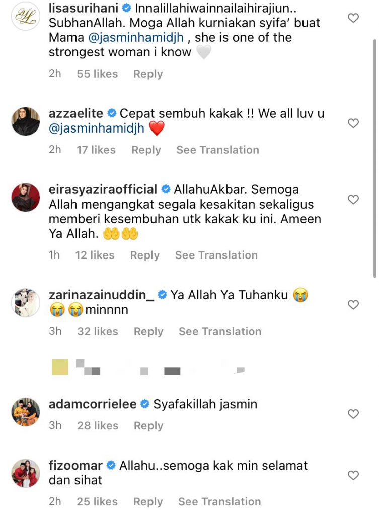 "Doakan Untuk Isteri Saya..." Jasmin Hamid Alami Serangan Jantung ...