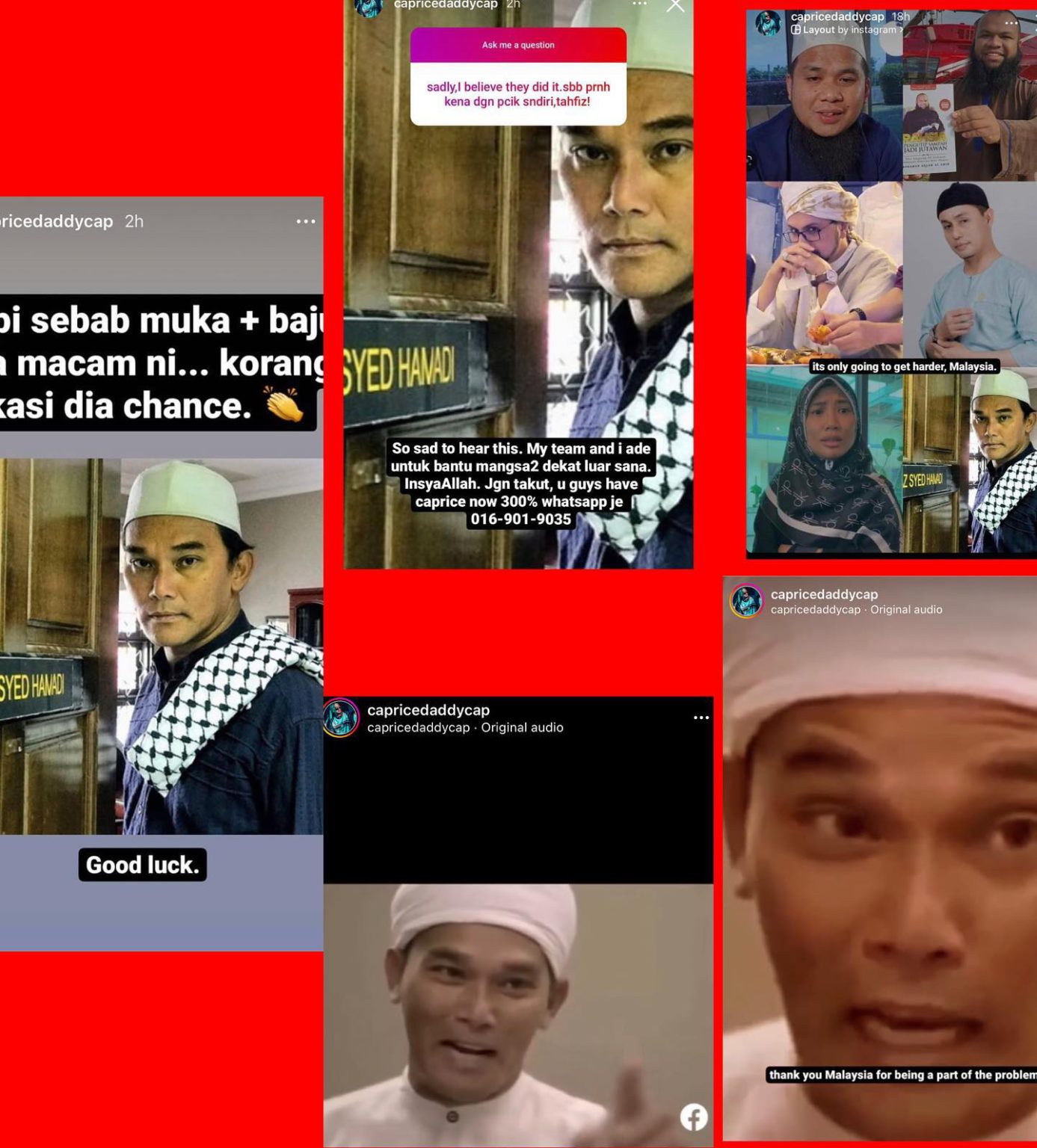 "Ustaz Madi Dah Masuk..." Tular Isu Saman Mydin, Kapsyen Pelakon Azhan ...