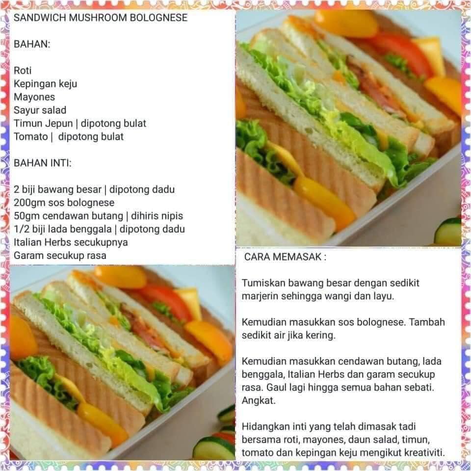 20 Resipi Sandwich Yang Simple dan Sedap. Boleh Bawak Bekal Anak-anak ...
