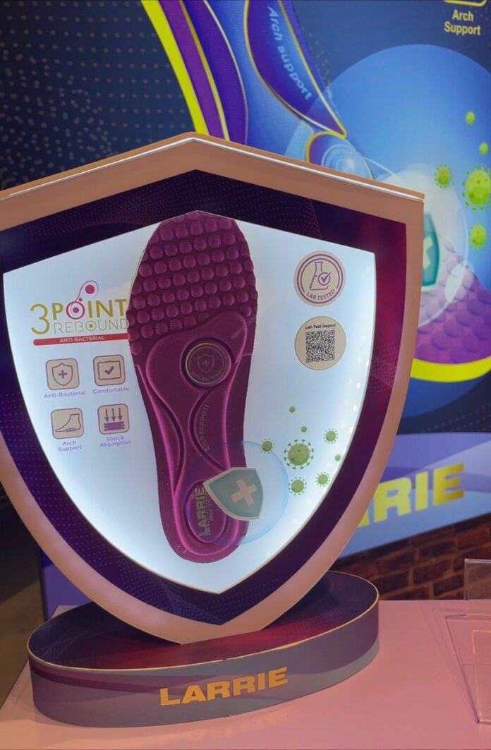 Larrie Perkenalkan Pelapik Kasut Baharu Untuk Kesihatan Kaki