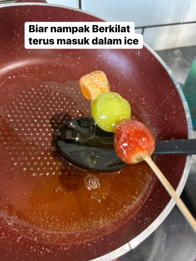 Resipi Buat Tanghulu Gerenti Jadi, Rangup Krup Krap Tak Lekat Celah Gigi